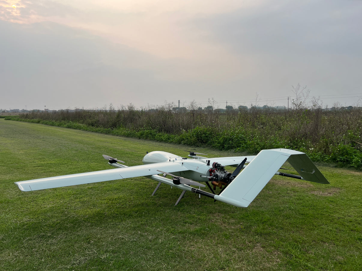 Long range gasoline power fixed wing drone VF50P – skywinguavs